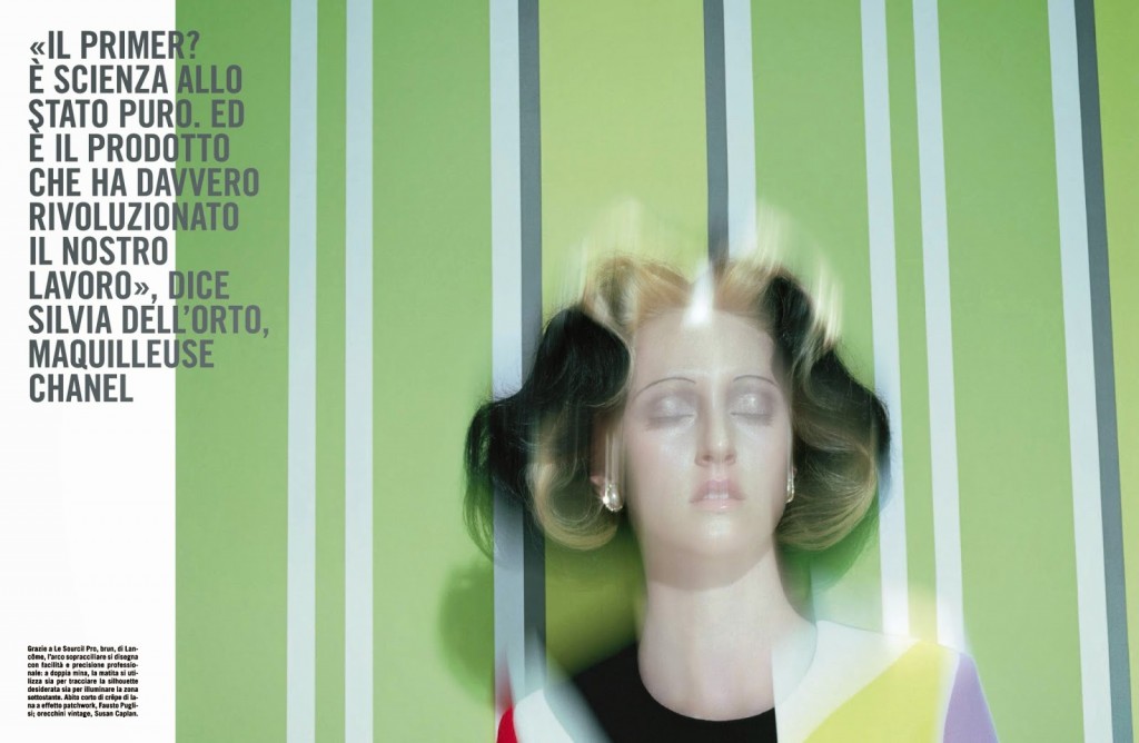 Frances Coombe by Miles Aldridge for Vogue Italia October 2014