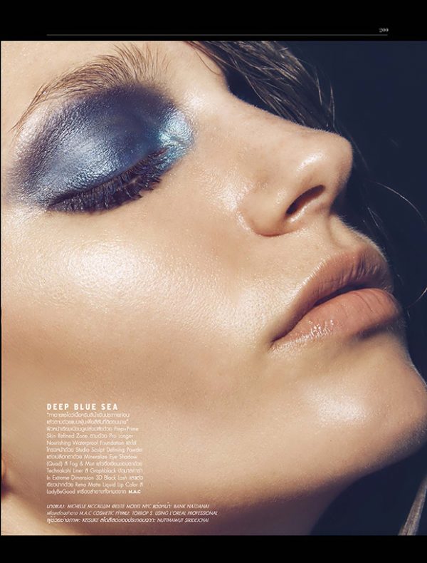 Michelle Maccallum by Alvin Kean Wong for Lofficiel Thailand - Beauty Scene