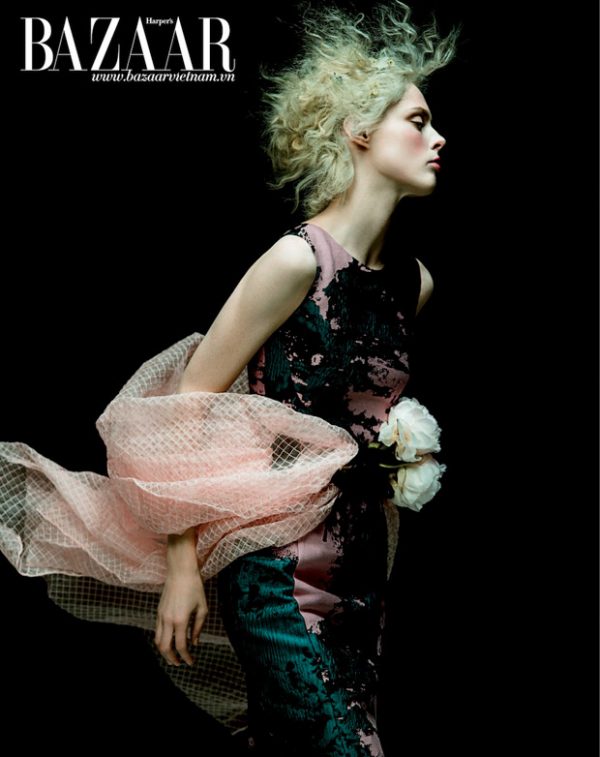 Coco Rocha Dazzles for Bazaar Vietnam January 2017 Cover Story