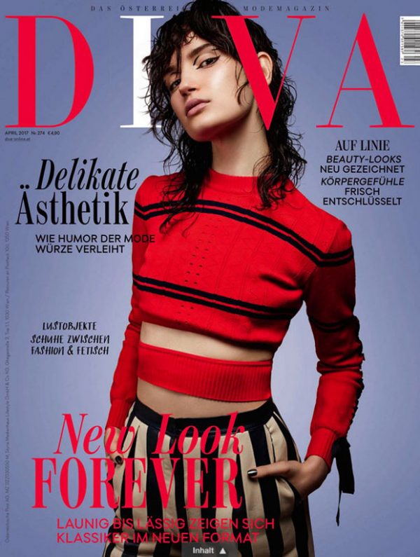Avant-garde: Hannah Novak Stars in the Cover Story of Diva Magazine