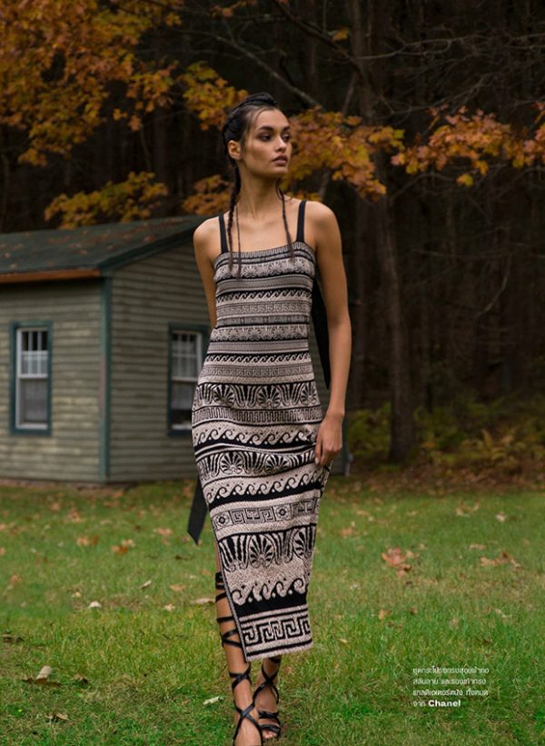 Into the Woods: Gizele Oliveira Stars in L'Officiel Thailand December 2017