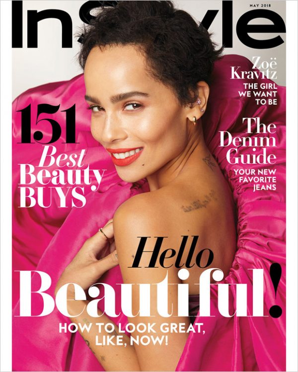 Big Little Lies Star Zoe Kravitz Covers InStyle Magazine Beauty Issue