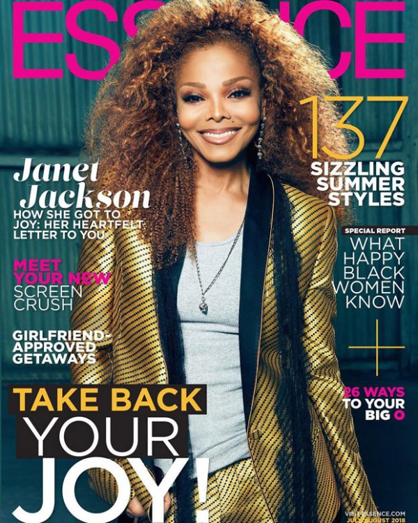 Janet Jackson Stars in Essence Magazine July August 2018 Cover Story