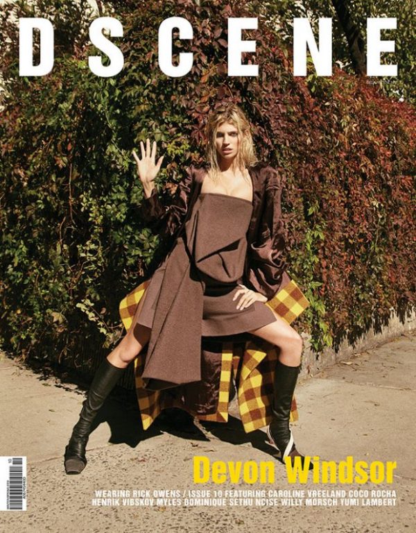 Cover Story: Devon Windsor Stars in DSCENE Magazine #10 Issue