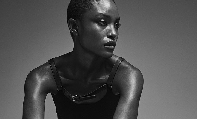 Alicia Burke Models Fall 2020 Leather Trends for DuJour Magazine
