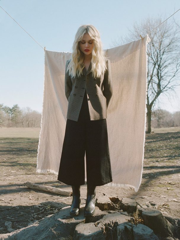 Emily Alyn Lind Poses in Dior for Harper's Bazaar March 2021 Issue