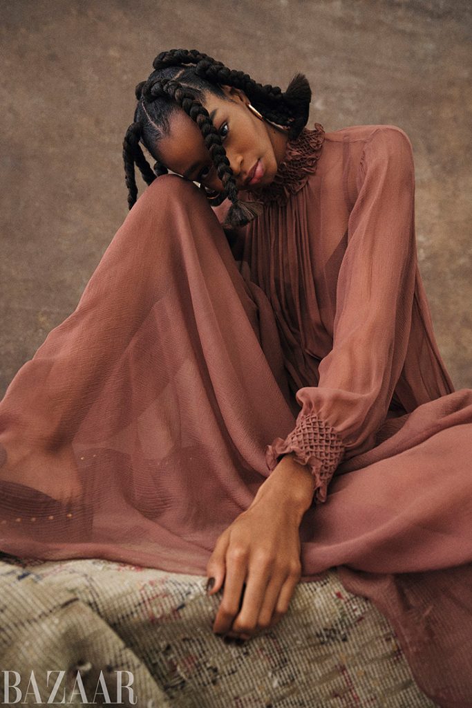 Rites Of Spring: Kyla Ramsey Poses for Harper's Bazaar April 2021 Issue