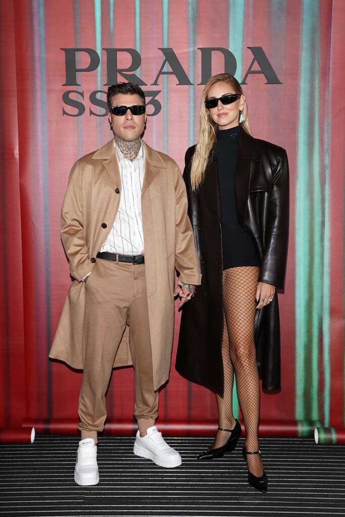 CELEBRITY GUESTS at PRADA SS23 Womenswear Show