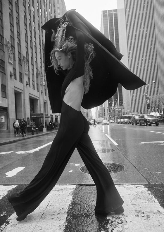 Hannah Ferguson Poses in New York for David Roemer
